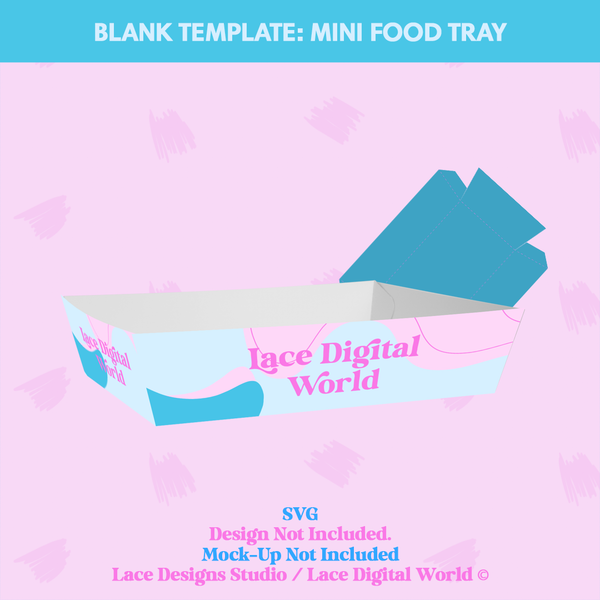 Template - Mini Food Tray – Lace Designs Studio