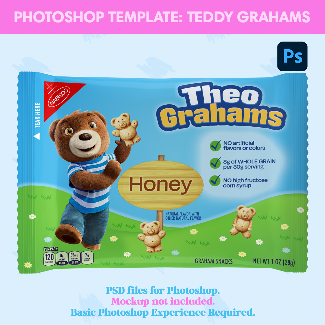 Template - Teddy Grahams – Lace Designs Studio