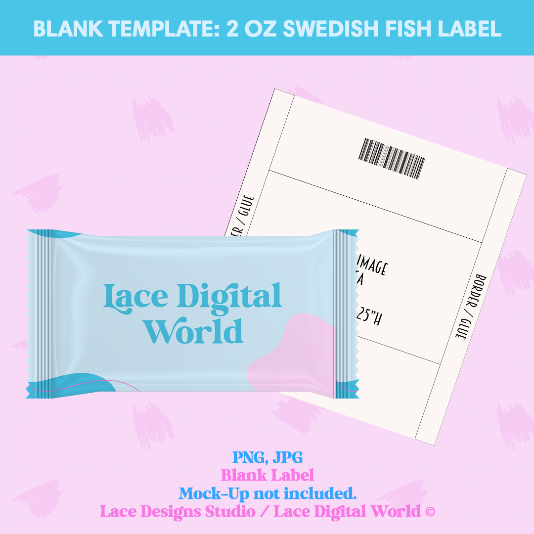 Template - Swedish Fish – Lace Designs Studio