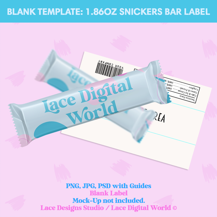 Template - Snickers Bar – Lace Designs Studio