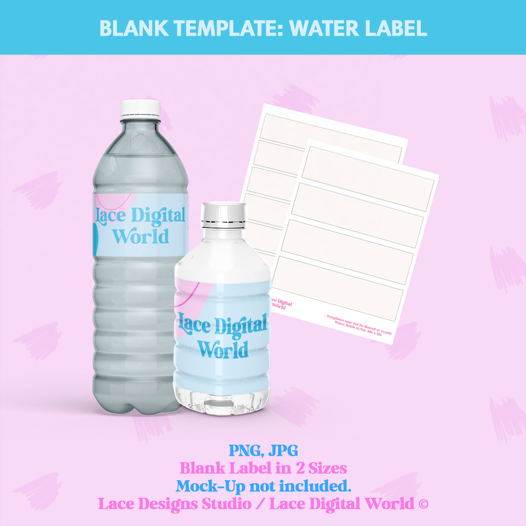 Template - Water Bottle – Lace Designs Studio